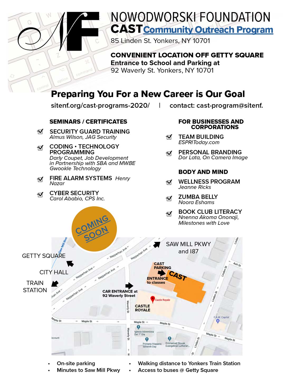 CAST Programs 2020 | Nowodworski Foundation